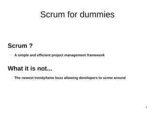Lightweight introduction to Scrum | PPT