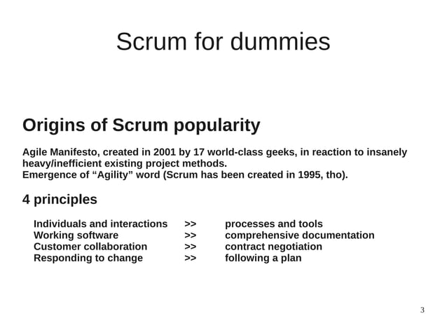 Lightweight introduction to Scrum | PPT