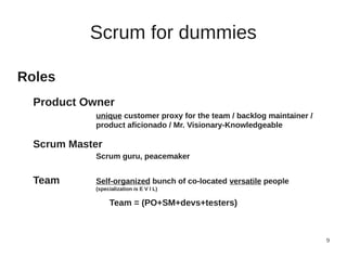 Lightweight introduction to Scrum | PPT