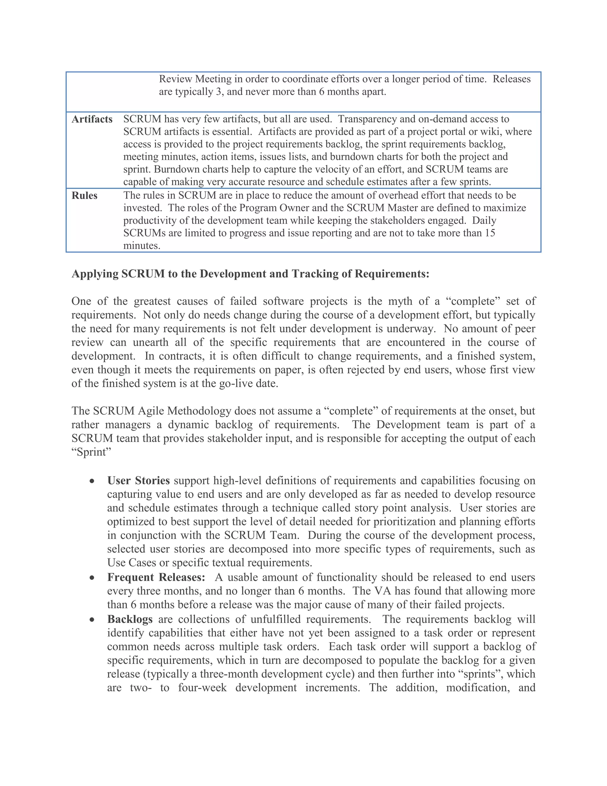 A Brief Introduction to the SCRUM Agile Methodology | PDF