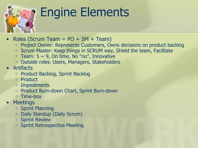 Scrum and Teamwork | PPT | Technology & Computing