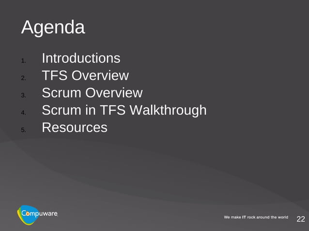 Implementing Scrum Using Team Foundation Server | PPTX
