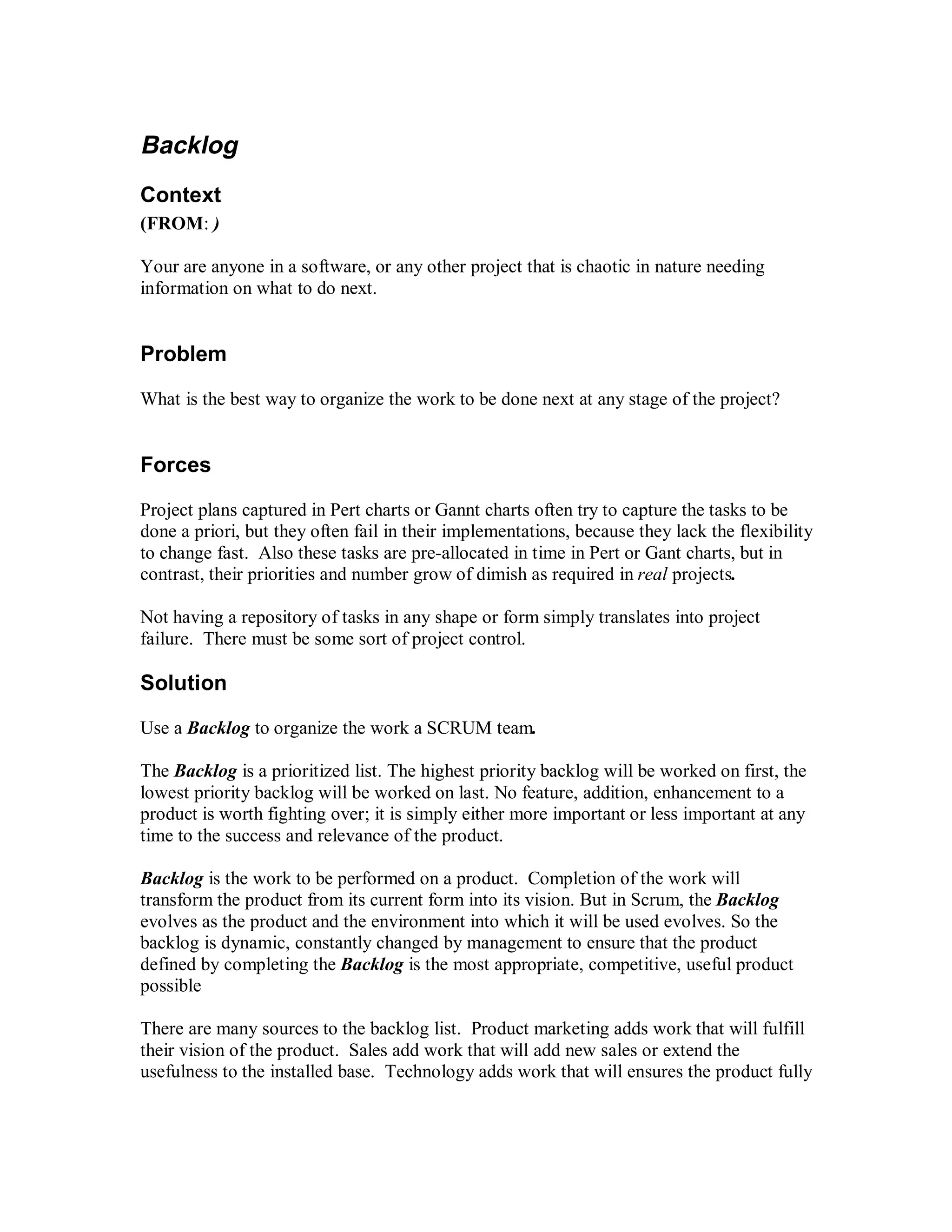 Scrum an extension pattern language for hyperproductive software development | PDF