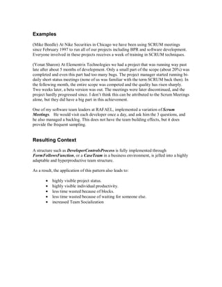 Scrum an extension pattern language for hyperproductive software development | PDF