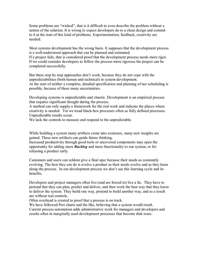 Scrum an extension pattern language for hyperproductive software development | PDF