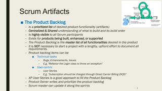 Scrum artifacts | PDF