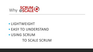 Scrum at Scale - What's it all about? | PPTX