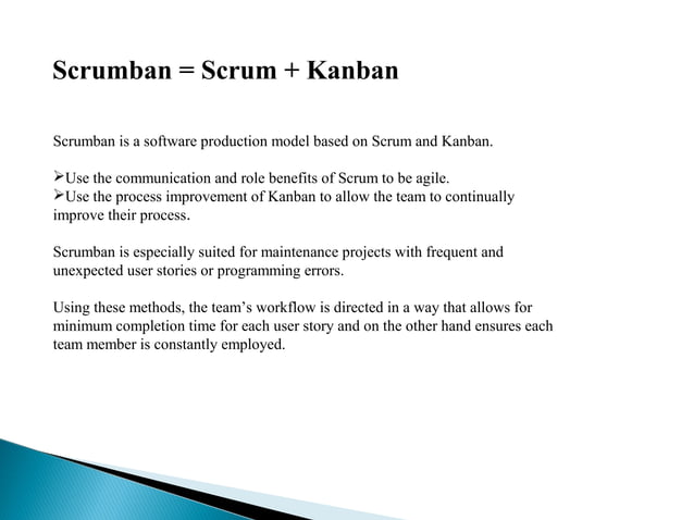 Scrumban | PDF | Technology & Computing