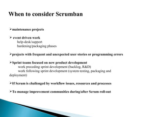 Scrumban | PDF