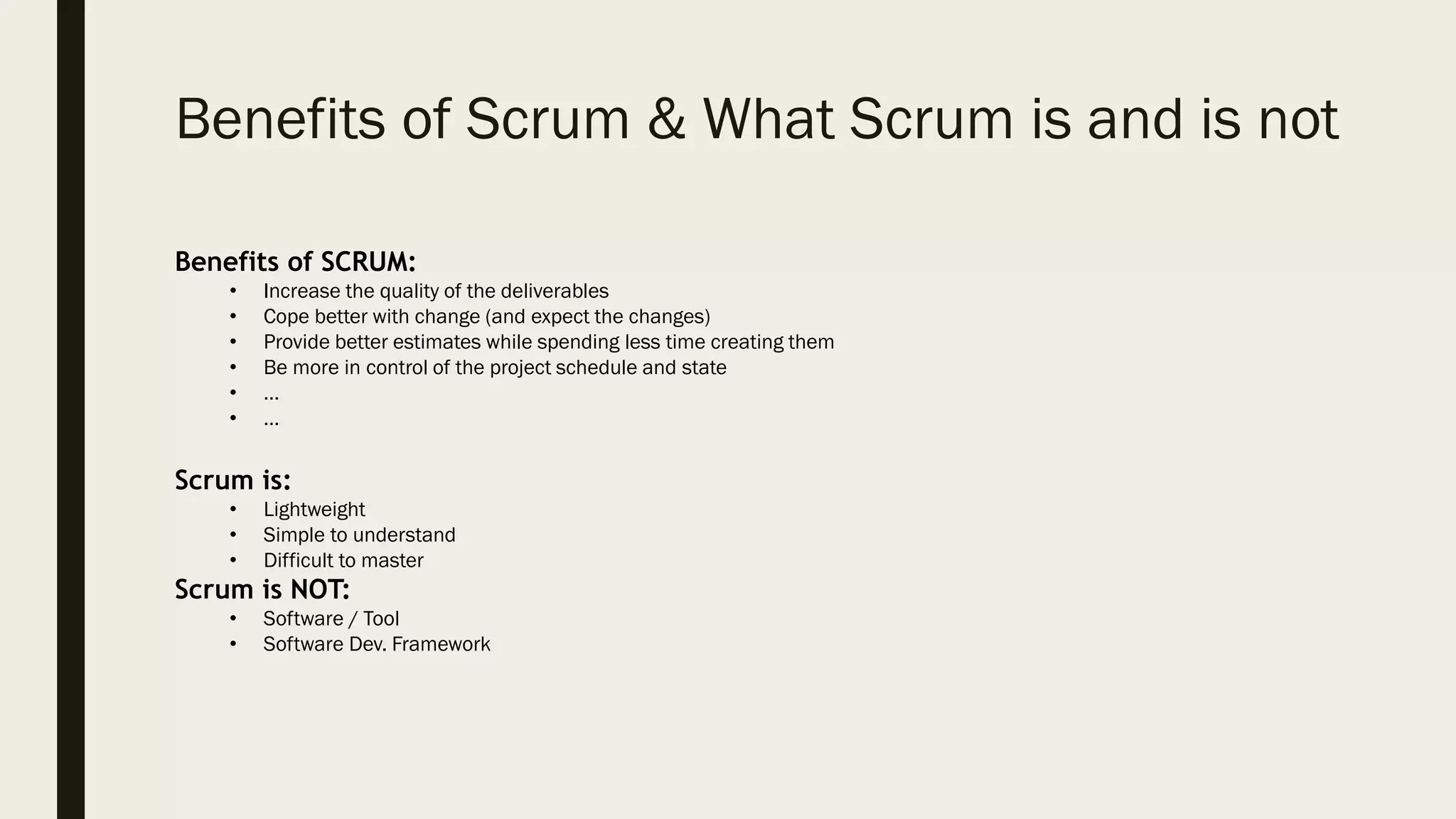 Scrum basics | PPT