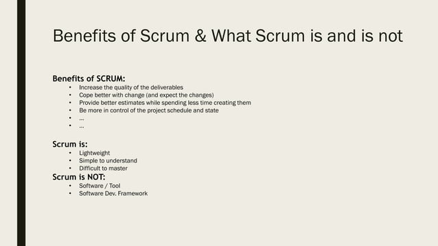 Scrum basics | PPT | Free Download