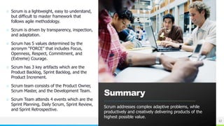 Scrum Basics - Understanding the fundamentals behind Scrum | PPT