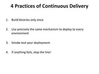 Scrum_BLR 9th meet up 28-Jun-2014 - Continuous Delivery for Fast and ...