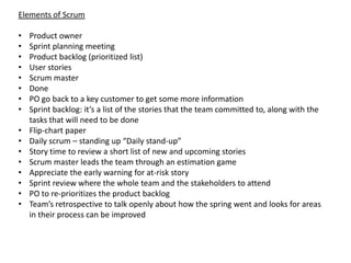 Scrum book reading | PPTX