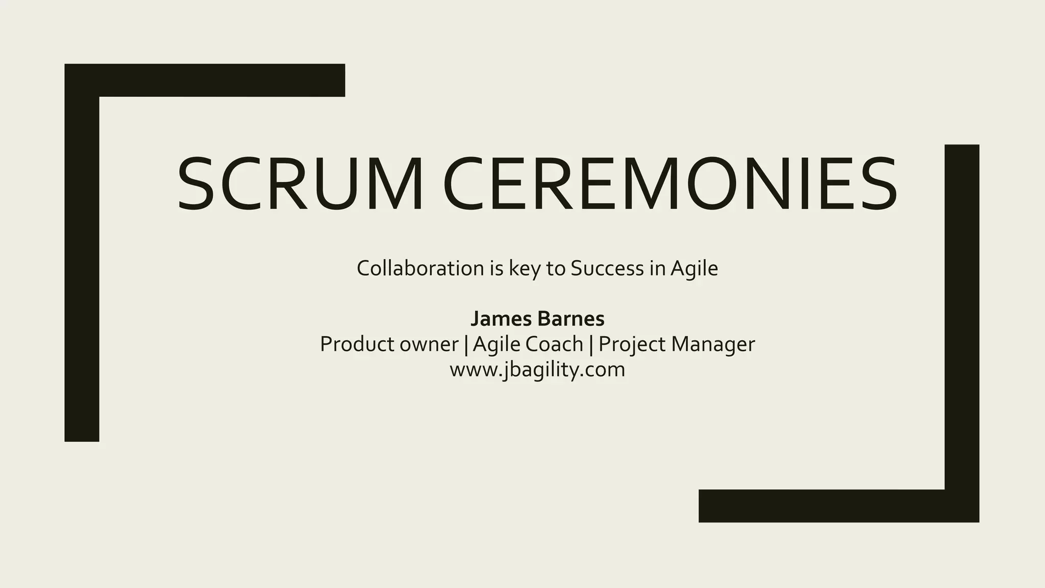 Scrum Ceremonies | PPTX