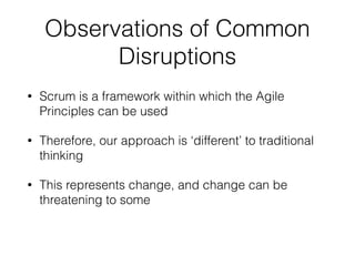 Scrum is Disruptive in Your Organisation | PDF