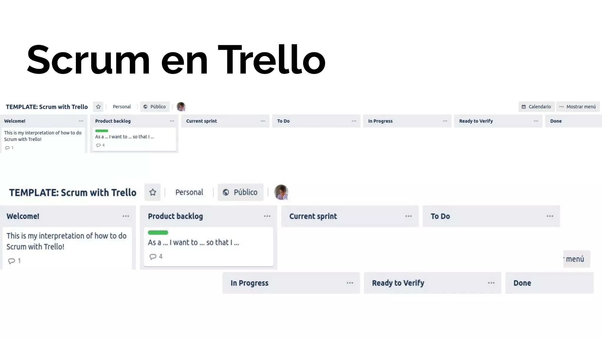 Scrum con trello | PPT
