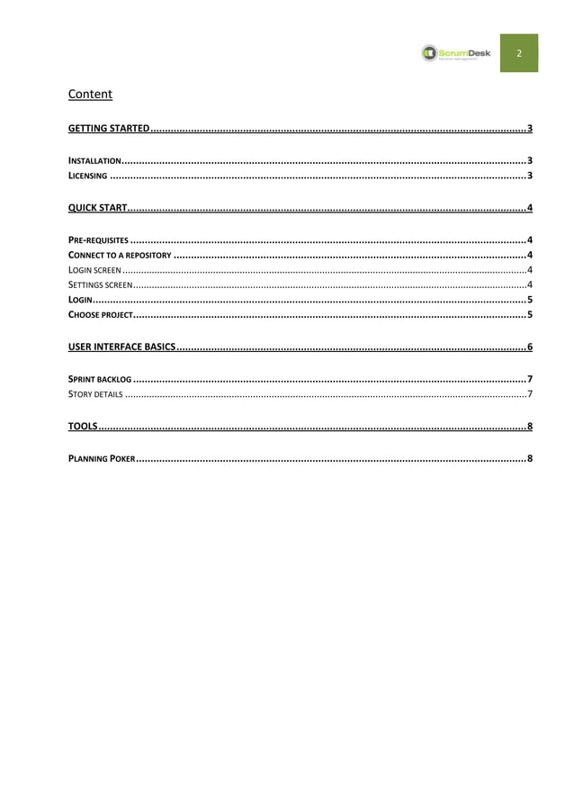 ScrumDesk for iOS User Guide | DOCX | Operating Systems | Computer Software and Applications