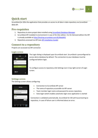 ScrumDesk for iOS User Guide | DOCX | Operating Systems | Computer Software and Applications