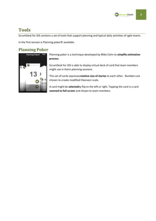 ScrumDesk for iOS User Guide | DOCX | Operating Systems | Computer Software and Applications