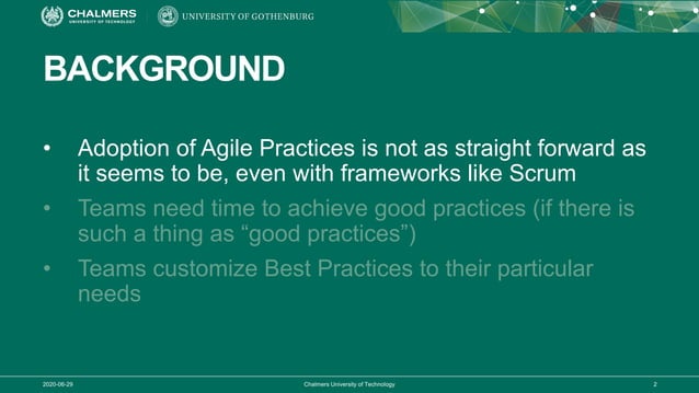 Deviations from agile practices in scrum | PDF | Technology & Computing