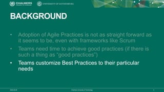Deviations from agile practices in scrum | PDF