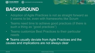Deviations from agile practices in scrum | PDF