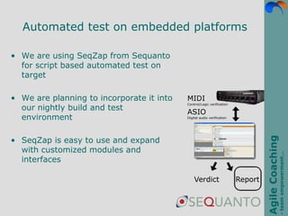 Scrum Embedded Systems | PPTX | Computer Software and Applications | Computing