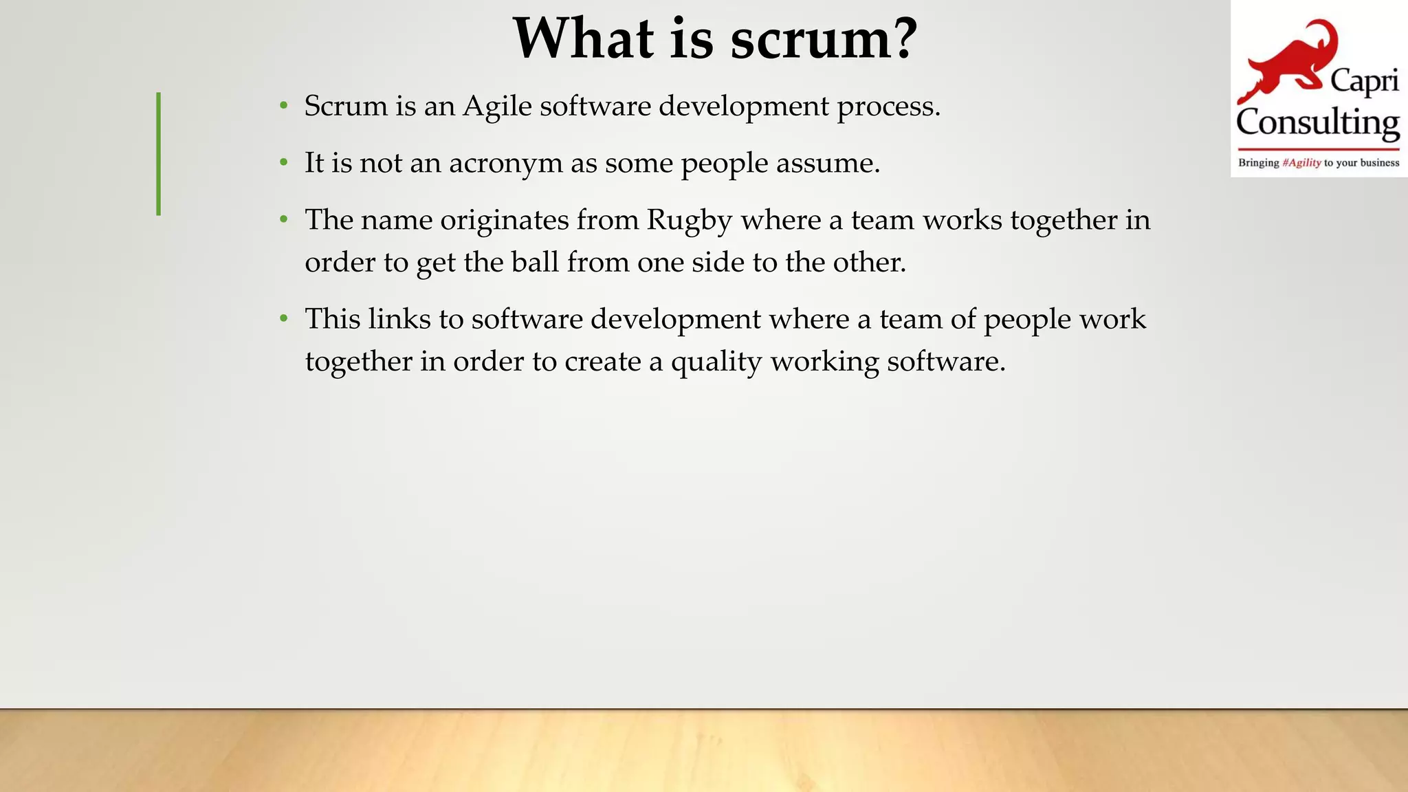 Scrum explained in 5 minutes | PPTX | Operating Systems | Computer ...