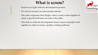 Scrum explained in 5 minutes | PPTX