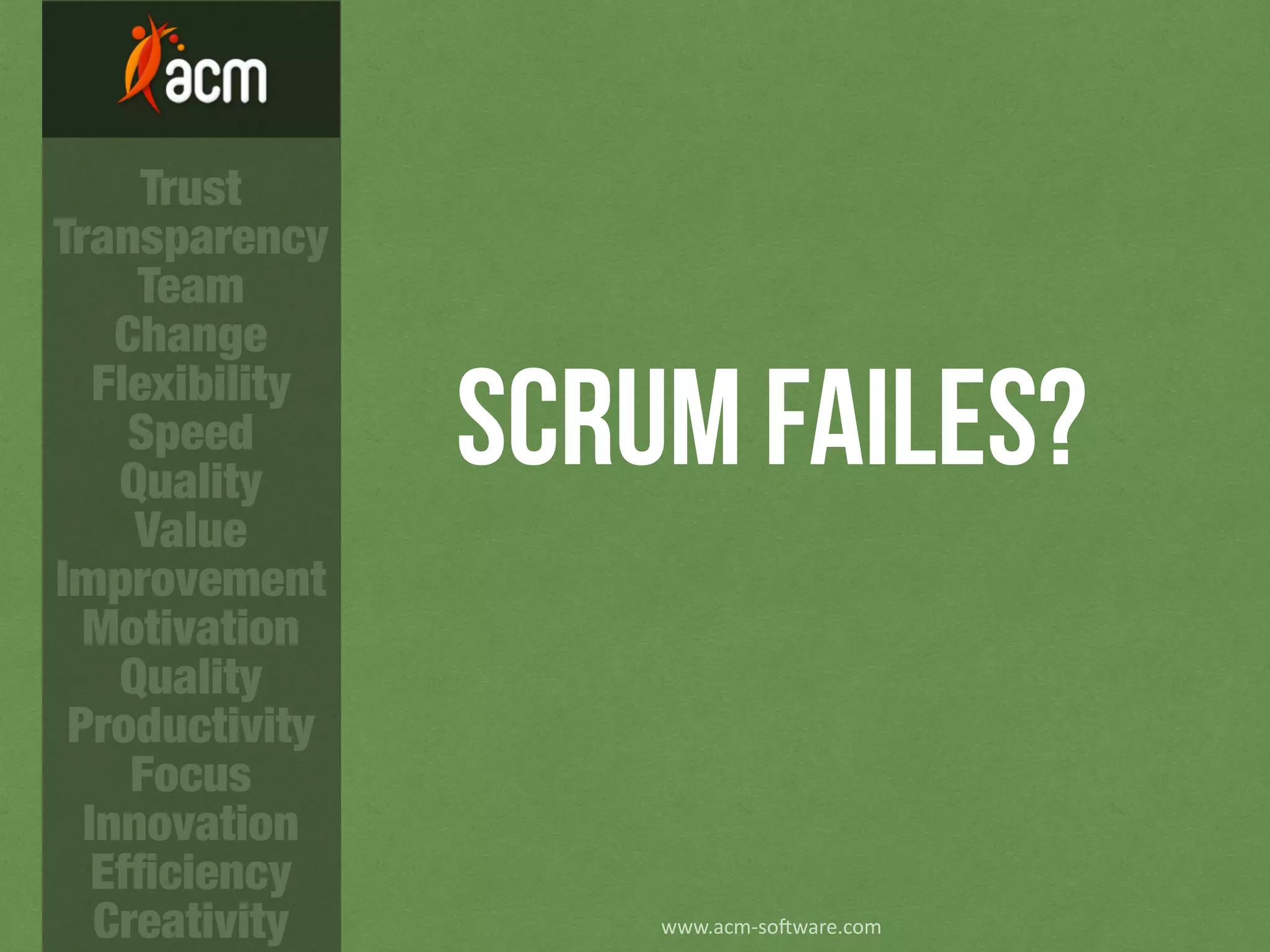 Scrum Fails? | PDF