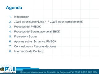 Scrum en la construcción del congreso de PMI | PDF