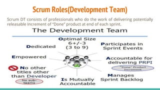 Scrum framework-- Beginner to intermediate level | PPT
