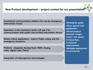 Load and Performance tests in agile scrum framework SGI 2013 | PPT