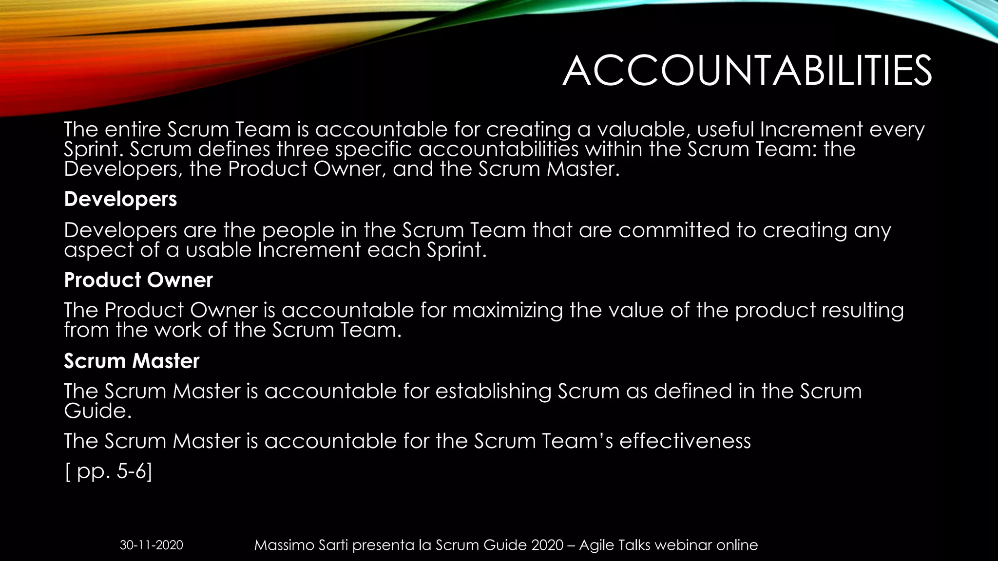 Scrum guide 2020 | PPT