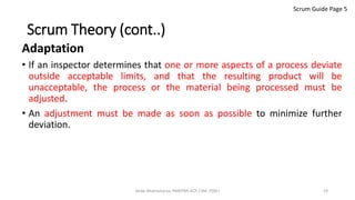 Scrum guide presentation (Scrum Guide in easy to read PPT format) | PDF