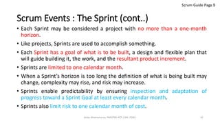 Scrum guide presentation (Scrum Guide in easy to read PPT format) | PDF