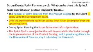Scrum guide presentation (Scrum Guide in easy to read PPT format) | PDF