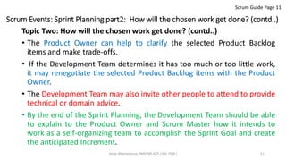 Scrum guide presentation (Scrum Guide in easy to read PPT format) | PDF