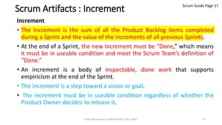 Scrum guide presentation (Scrum Guide in easy to read PPT format) | PDF