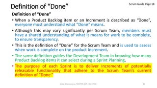Scrum guide presentation (Scrum Guide in easy to read PPT format) | PDF