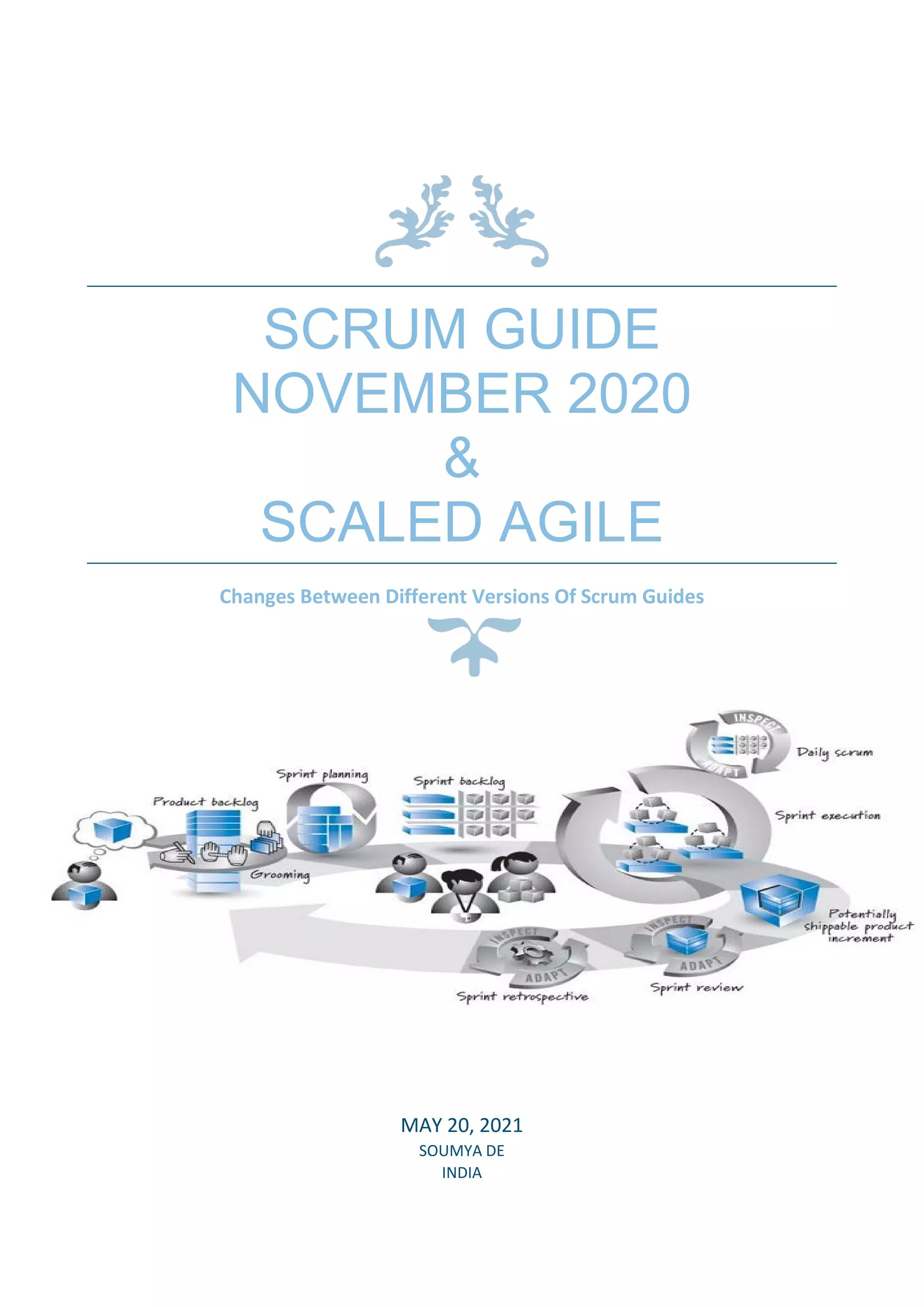 Scrum Guide & SAFe Agile booklet | PDF