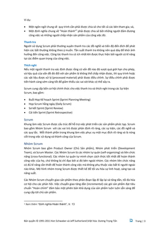 Hướng dẫn Scrum | PDF