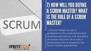 Scrum Interview Questions And Answers 2022 | PPT