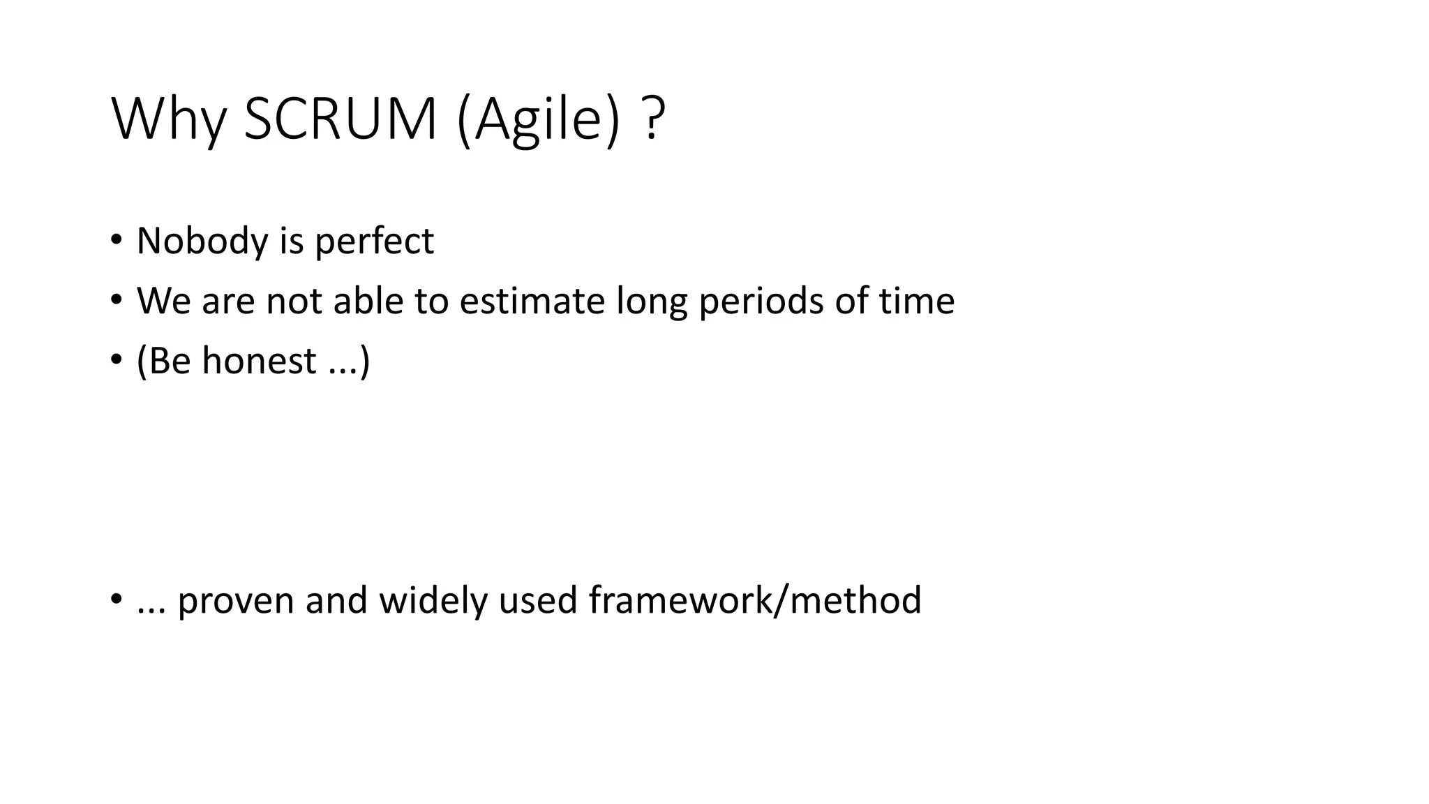 Scrum introduction | PPTX
