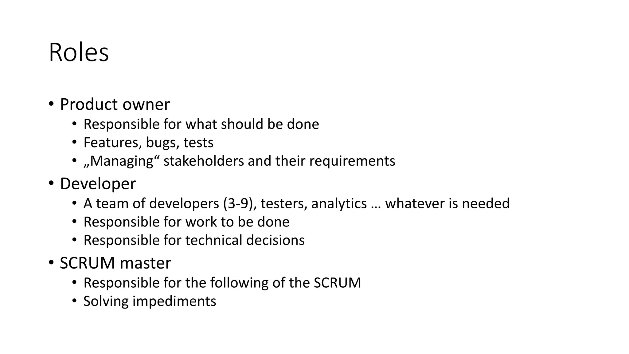 Scrum introduction | PPTX