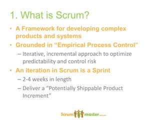 Scrum Introduction | PPTX