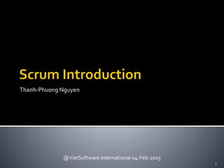 Scrum Introduction | PPTX