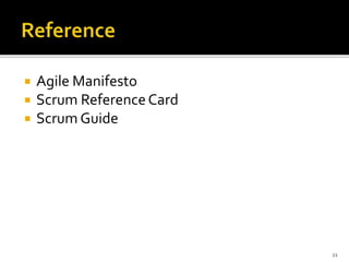 Scrum Introduction | PPTX