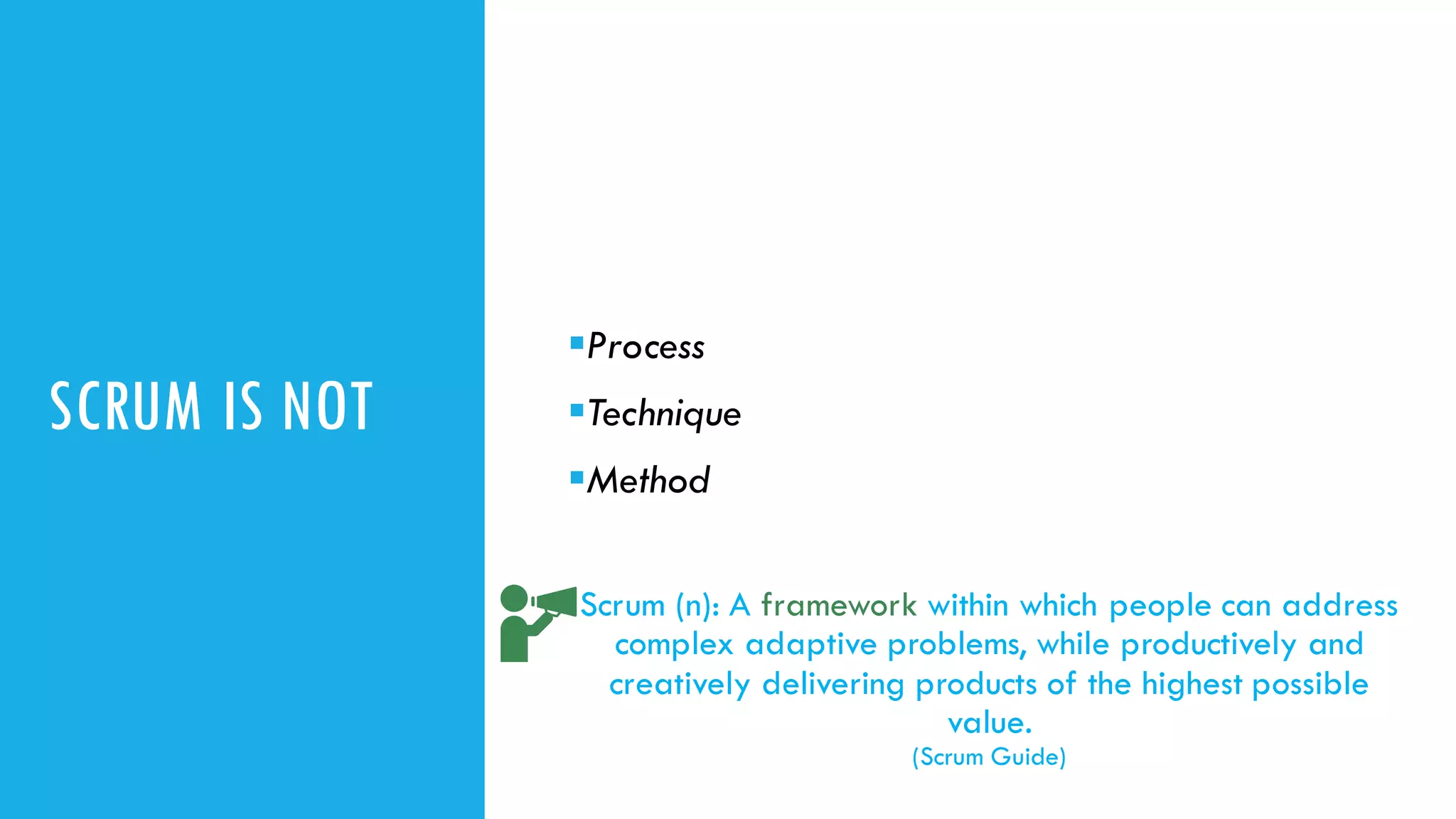 Scrum is not for everyone: How Scrum does not look like | PPT